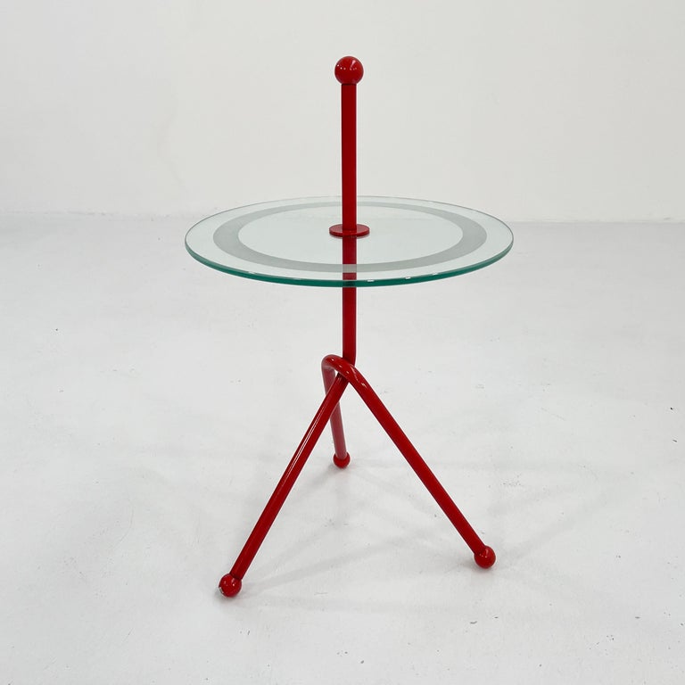 Memphis Style Side Table, 1980s at 1stDibs
