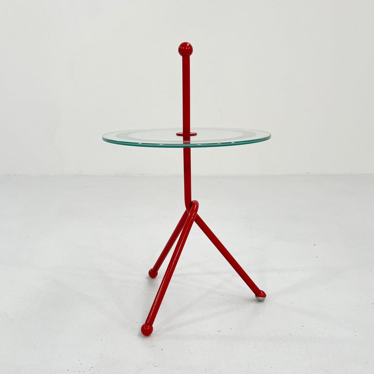 Memphis Style Side Table, 1980s at 1stDibs