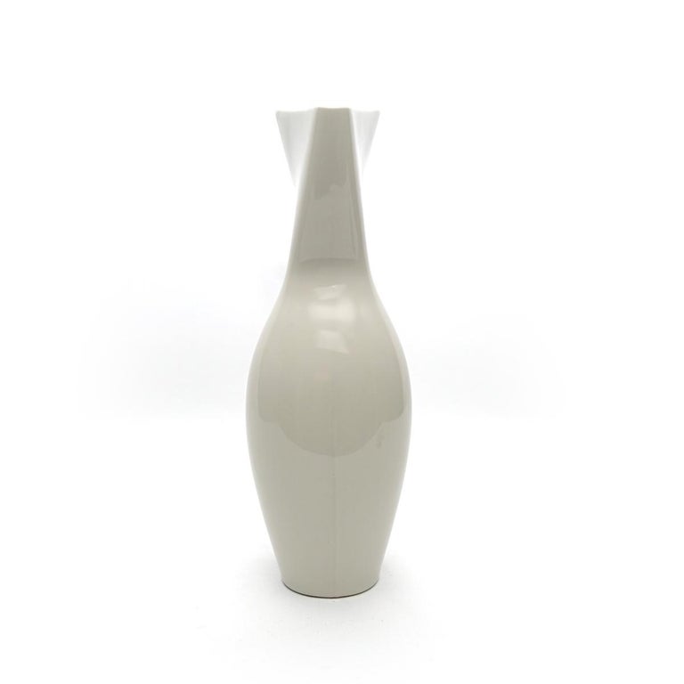 Memphis Style White Ceramic Carafe by Studio Zwartjes in Amsterdam For ...