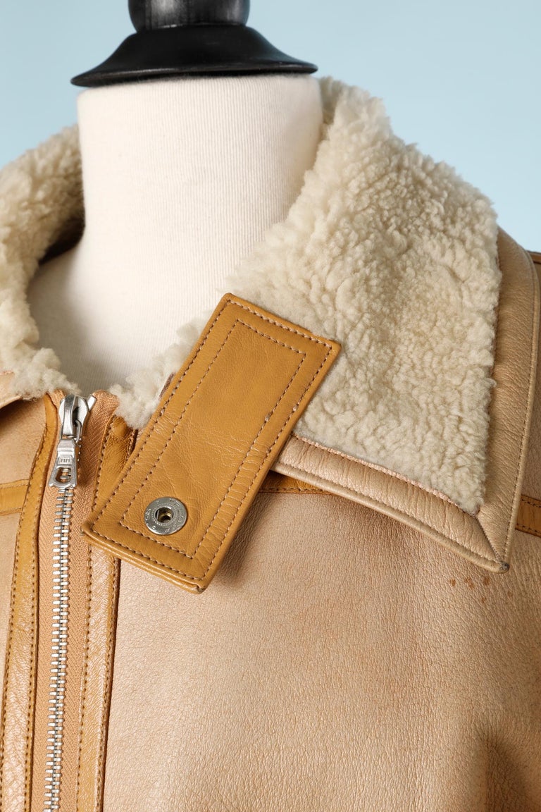 Men Shearling jacket Courrèges Homme at 1stDibs | homme courreges