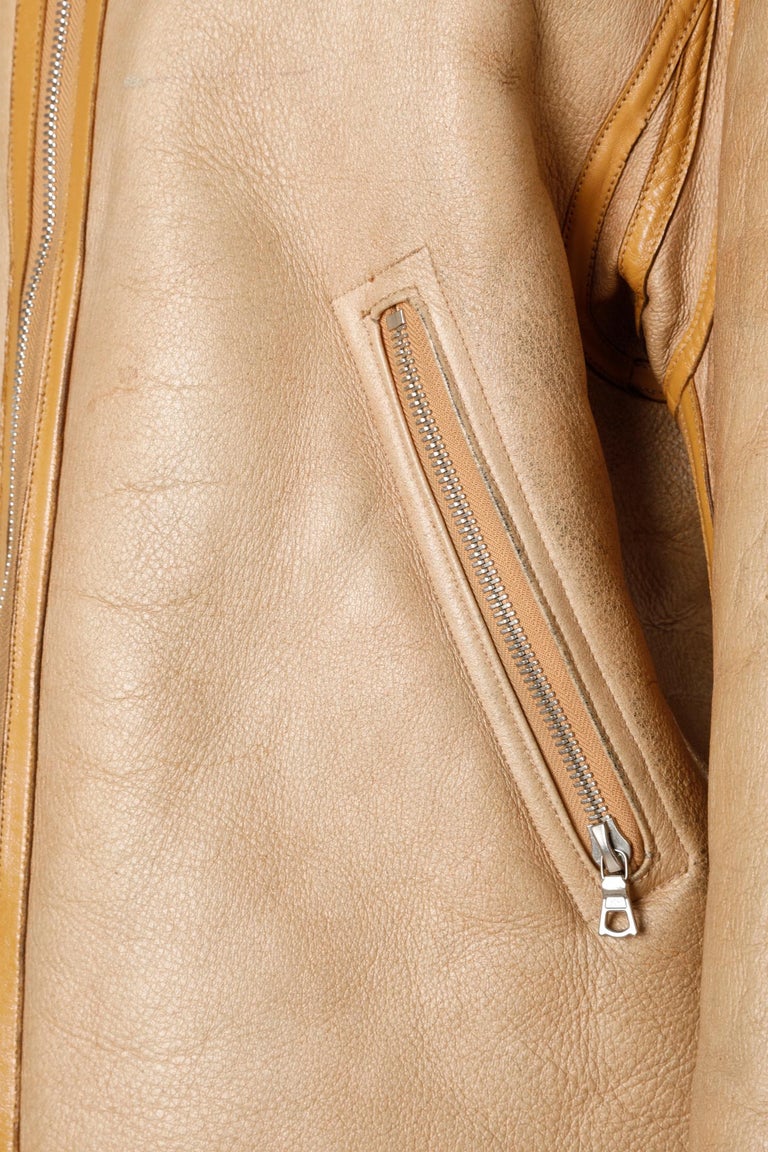 Men Shearling jacket Courrèges Homme at 1stDibs | homme courreges