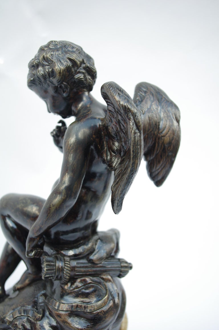 Menacing Love, after E. M. Falconet, Bronze, Late 19th Century at 1stDibs