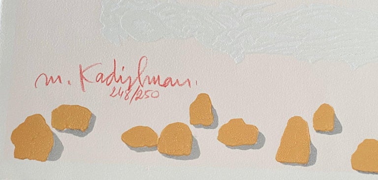 Menashe Kadishman - Kadishman Israeli Colorful Pop Art Screen Print ...