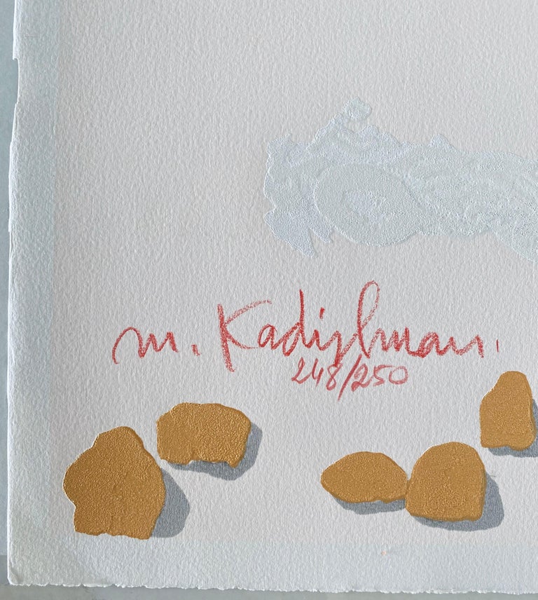 Menashe Kadishman - Kadishman Israeli Colorful Pop Art Screen Print ...