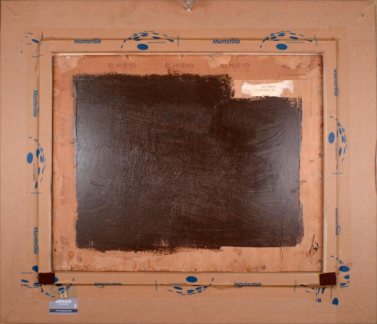 Menchu Gal - "Boats of Hondarribia", 20th Century Oil on Panel by ...