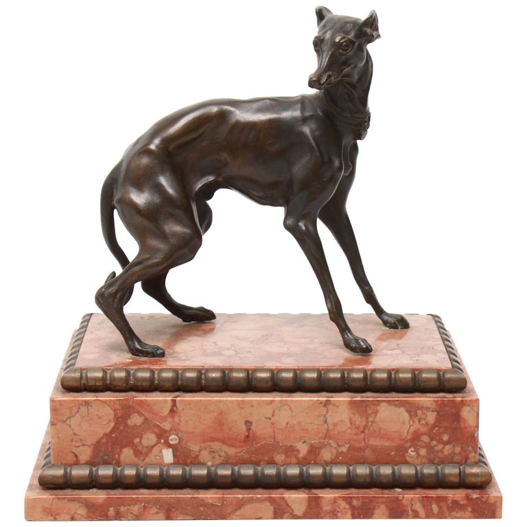 Mene Style Greyhound Bronze Sculpture at 1stDibs