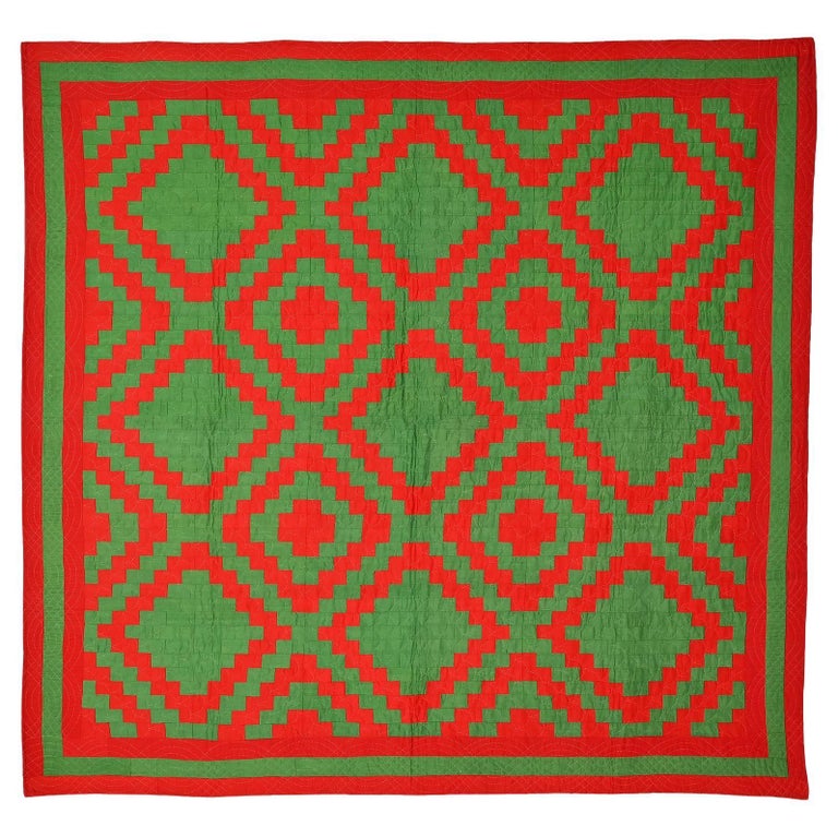 Mennonite Original Pattern Quilt For Sale at 1stDibs