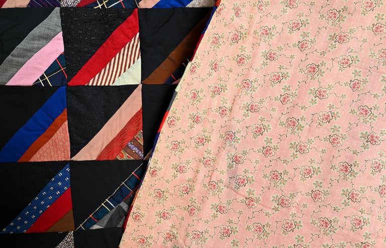 Mennonite Roman Stripe Quilt For Sale at 1stDibs