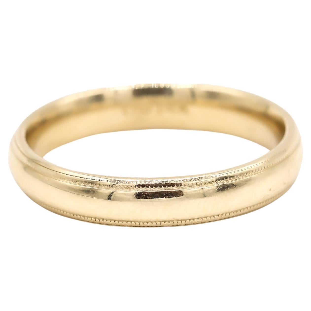 1.7 Carat, 7 Diamonds Traditional Men's Ring 14 Karat Yellow Gold Ring ...