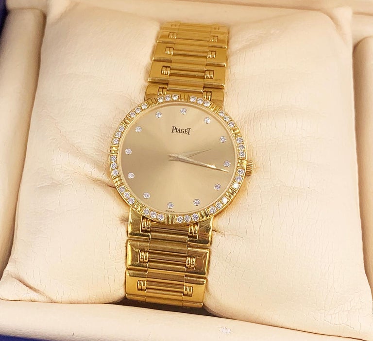 Mens 18 Karat Piaget Dancer at 1stDibs