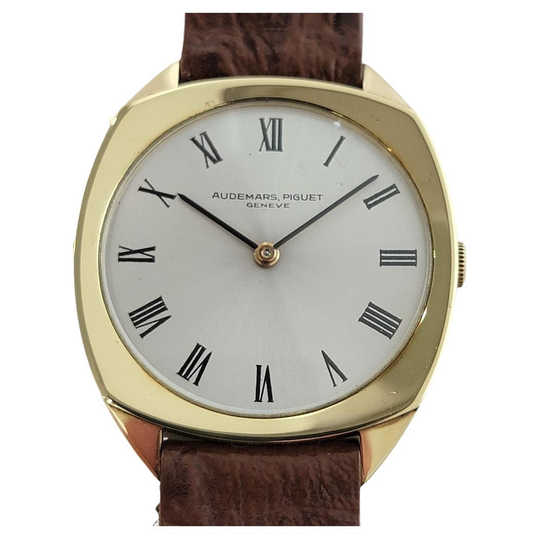 IWC Men's 18K Solid Gold cal.C402 Manual Hand-Wind Dress Watch, c.1960s ...