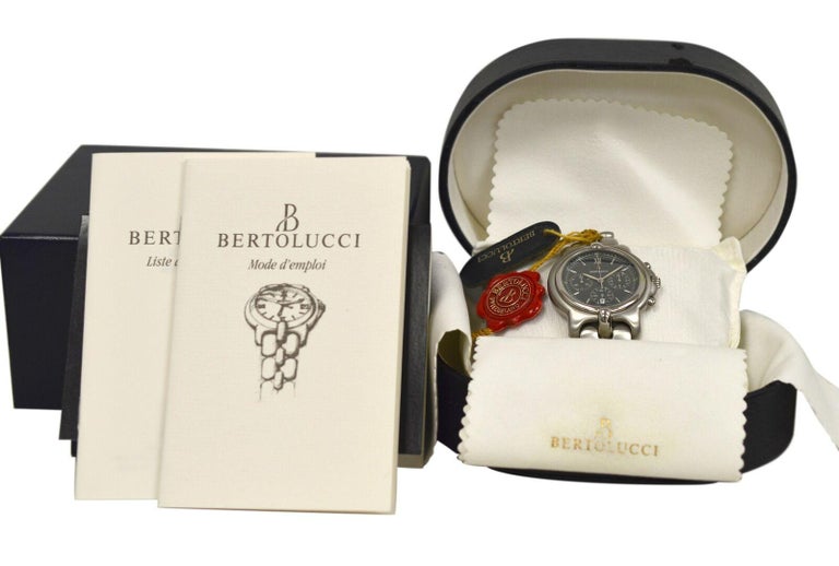 Men's Bertolucci Pulchra Chrono 675 8055 41 Stainless Steel Quartz ...