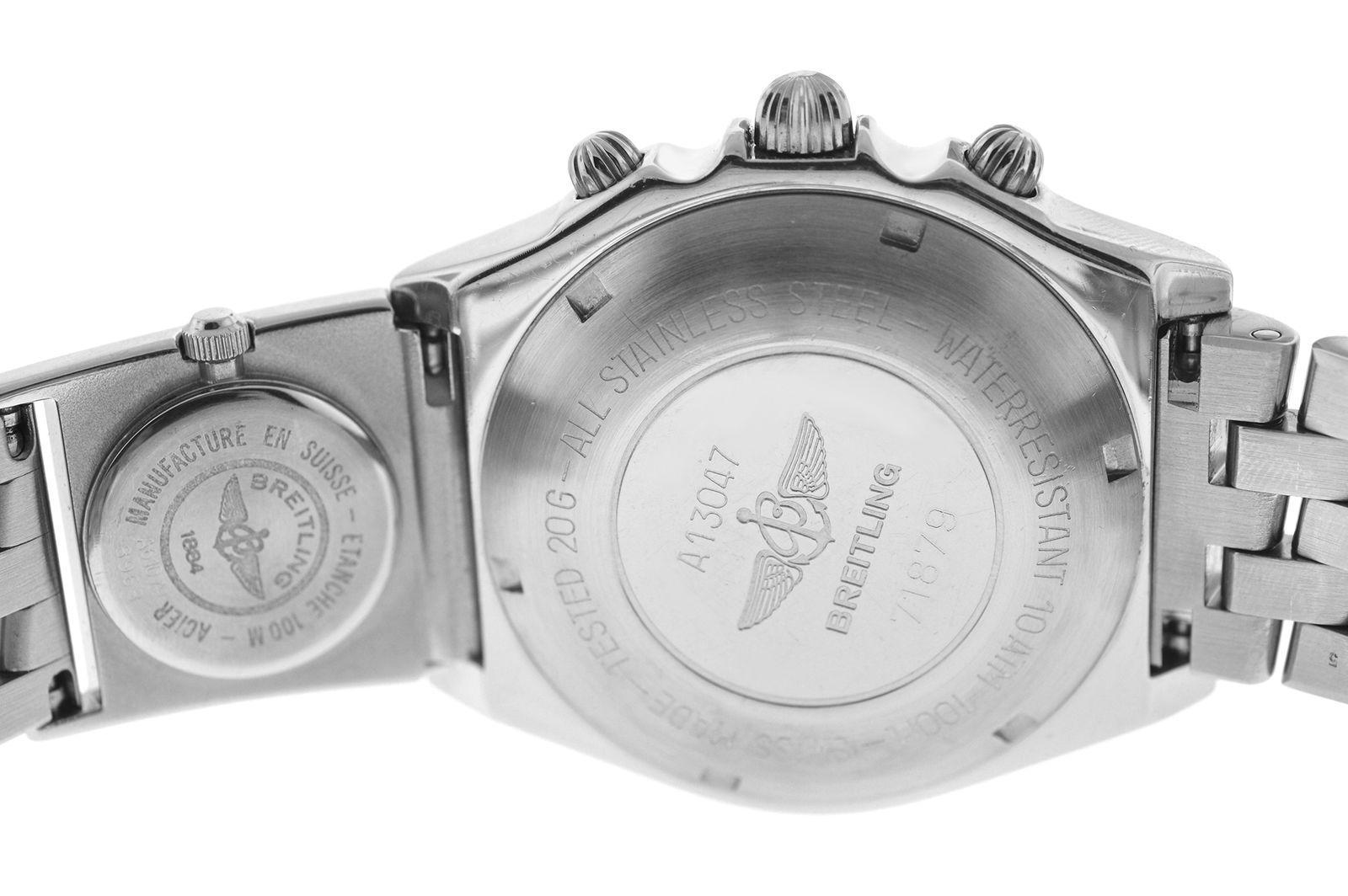 Men's Breitling Chronomat Chronograph Steel Automatic Watch at 1stDibs