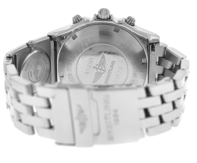 Men's Breitling Chronomat Chronograph Steel Automatic Watch at 1stDibs