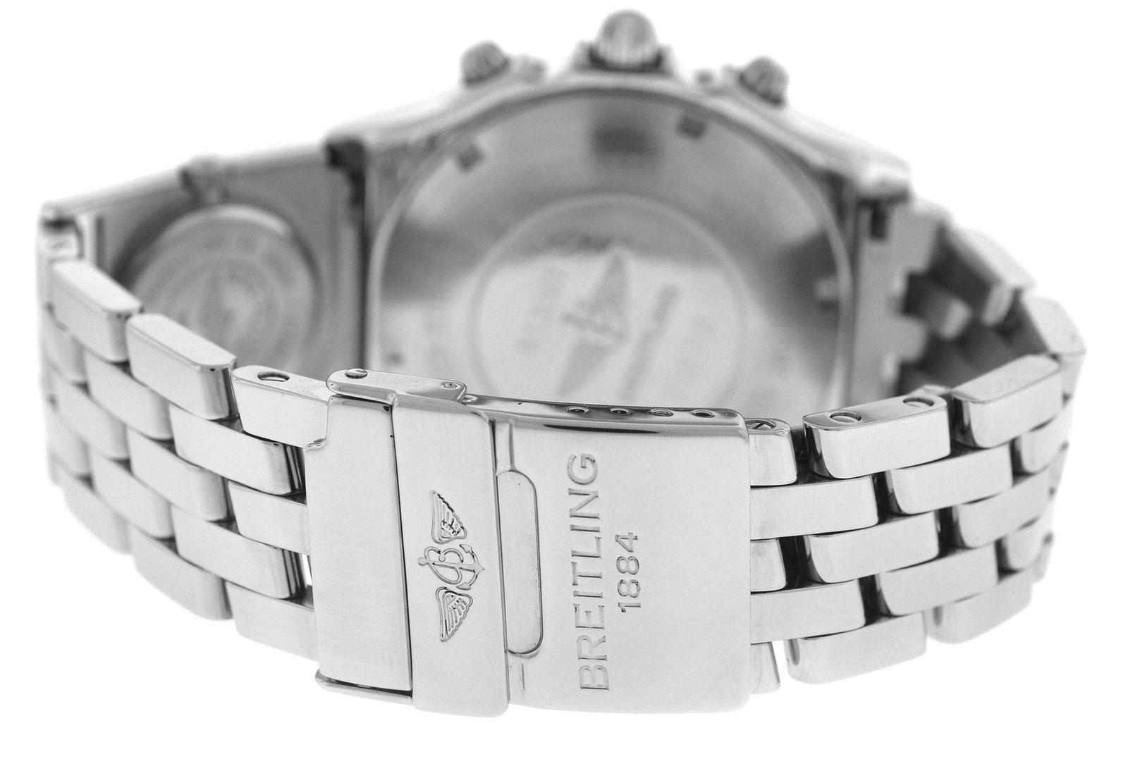 Men's Breitling Chronomat Chronograph Steel Automatic Watch at 1stDibs