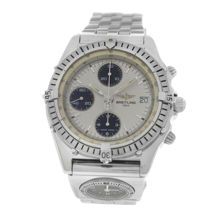Men's Breitling Chronomat Chronograph Steel Automatic Watch at 1stDibs