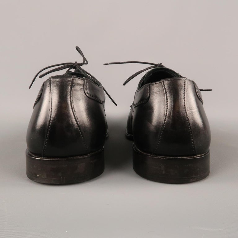 Men's CANALI Size 13 Black Leather Lace Up Shoes For Sale at 1stDibs ...