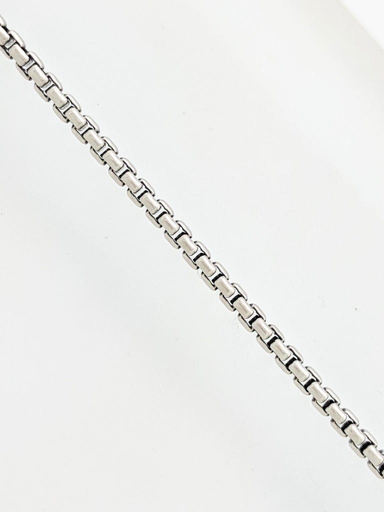 Men's David Yurman Chevron Cross Pendant on Small Box Chain Necklace at ...