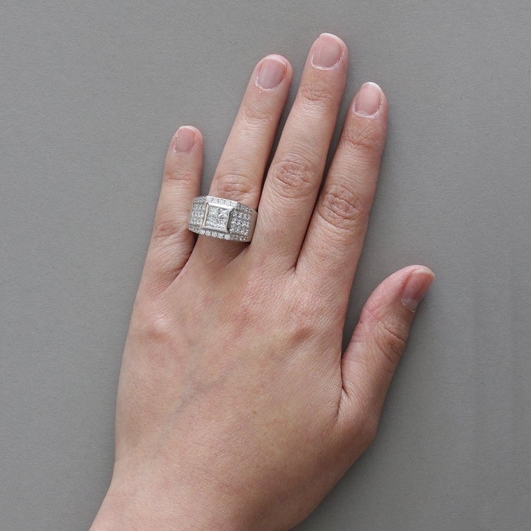 Men’s Diamond Gold Ring at 1stDibs