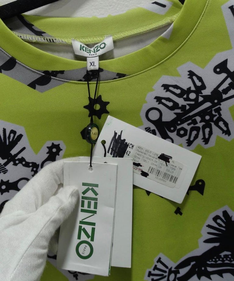 Mens Kenzo Graphic Long Sleeve For Sale at 1stDibs
