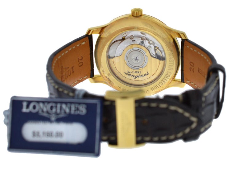 Men's Longines Master Collection Automatic 18 Karat Gold Watch at ...