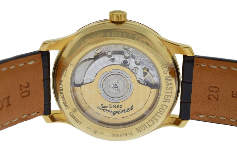 Men's Longines Master Collection Automatic 18 Karat Gold Watch at ...