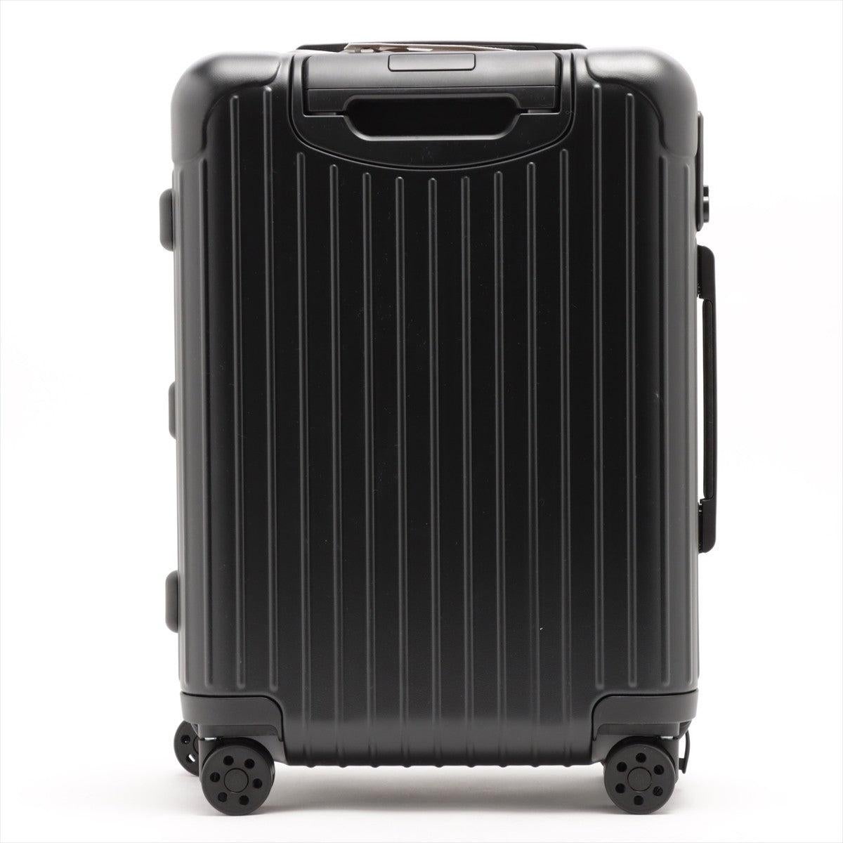 Men's matte black polycarbonate Rimowa suitcase with tonal hardware For ...
