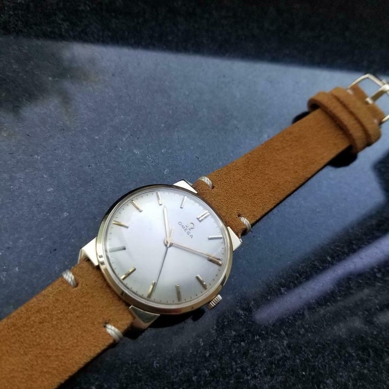 Men's Omega Cal.600 Manual-Wind 14k Solid Gold Dress Watch c.1964 Swiss ...
