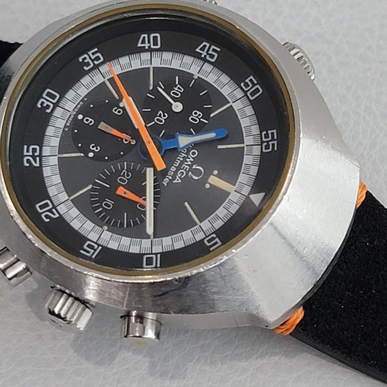 Mens Omega Flightmaster Chronograph GMT Manual Wind 1970s Vintage Swiss ...