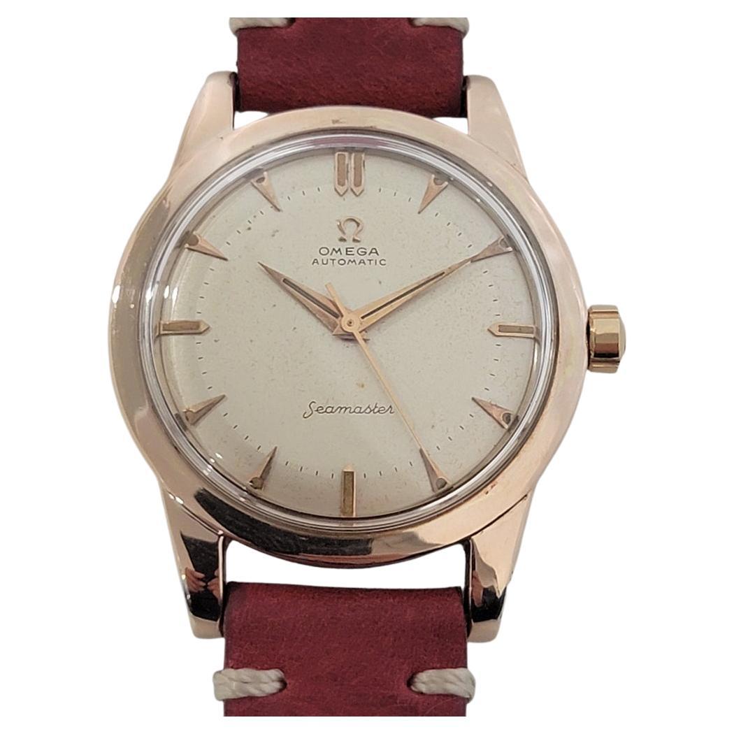 Mens Omega Seamaster 2592 37mm Gold Capped Bumper Automatic 1950s NA127 ...