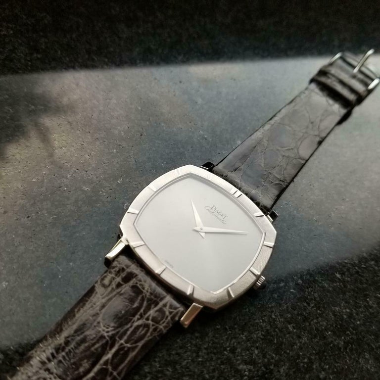 Men's Piaget 18 Karat Gold Ultra-Thin Ref.12423 Automatic 1960s Swiss ...