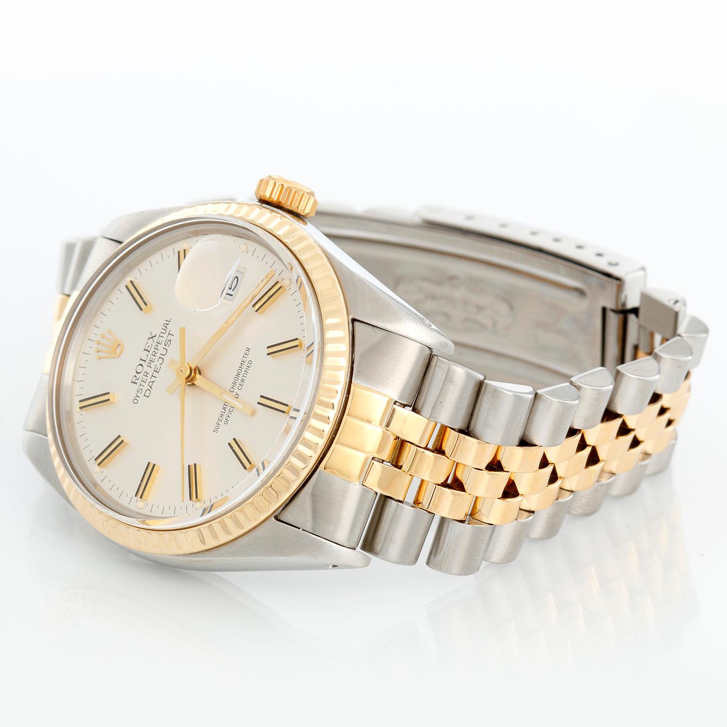 Men's Rolex Datejust 2-Tone Watch 16013 For Sale at 1stDibs | rolex ...