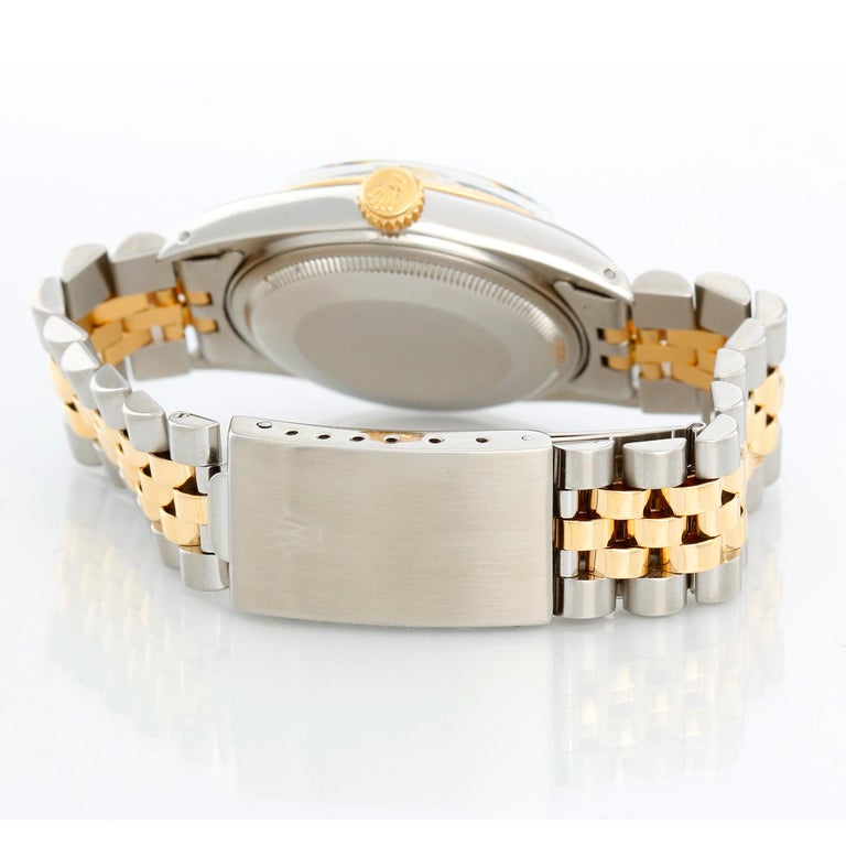 Men's Rolex Datejust 2-Tone Watch 16013 For Sale at 1stDibs