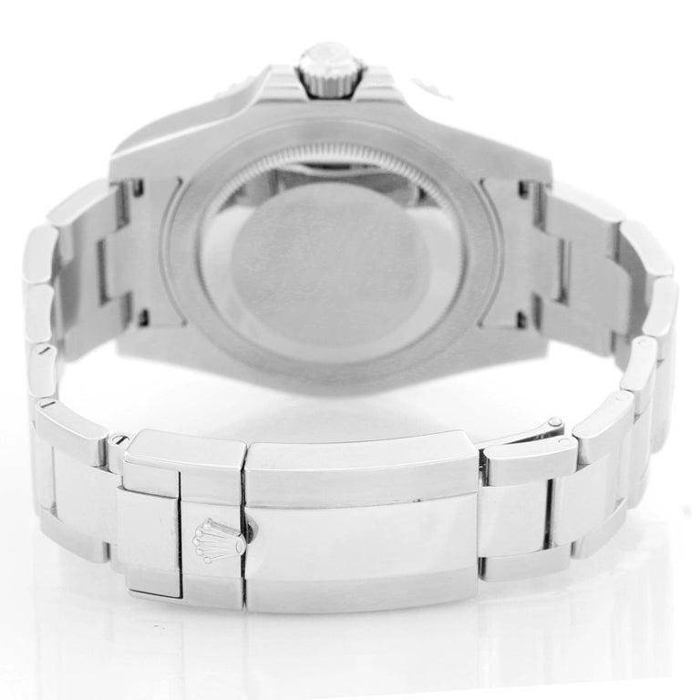 Men's Rolex GMT, Master II Stainless Steel Watch Black/Blue Bezel ...