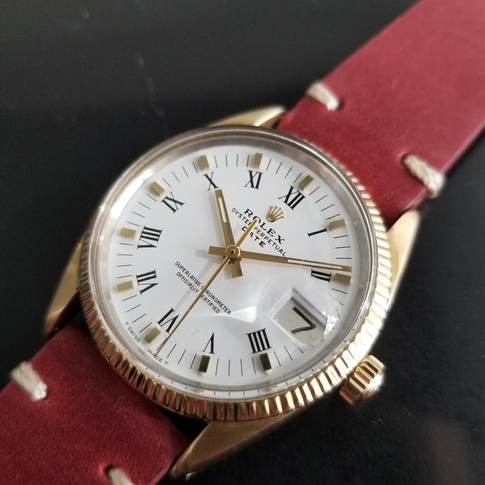 Men’s Rolex Oyster Date 1550 Gold-Capped Automatic, circa 1970s Vintage ...