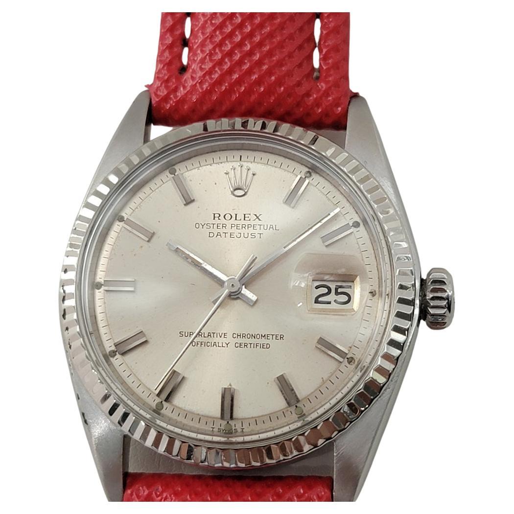 Mens Rolex Ref 1601 Oyster Datejust 18k SS Automatic 1970s Vintage ...