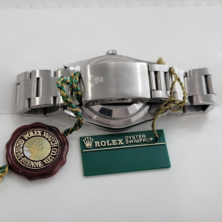 Mens Rolex Oyster Datejust Ref 16220 Automatic 1980s w Box Papers RA302 ...