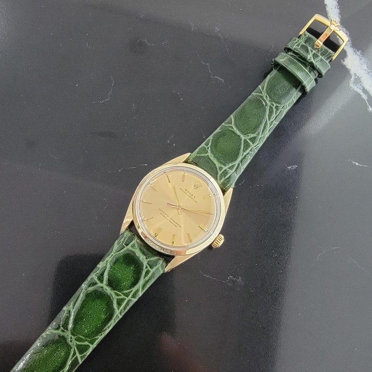 Mens Rolex Oyster Perpetual 1024 Gold-Capped Automatic 1960s Vintage ...