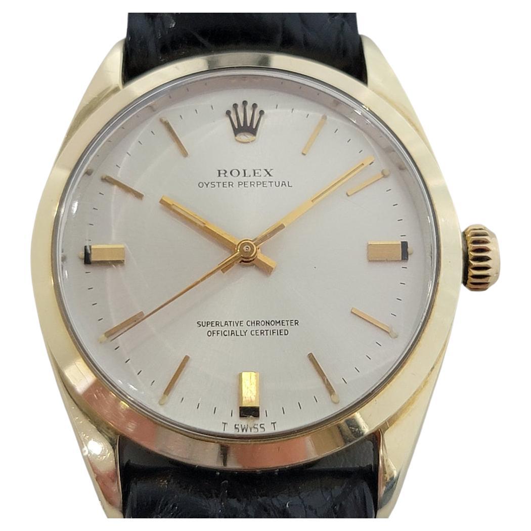 Rolex "Golden Egg" Men's Vintage Gold-Capped Ref.6634 Automatic, c.1957 ...