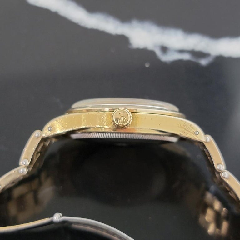 Mens Rolex Oyster Perpetual Air King 5506 Gold-Capped Automatic 1960s ...