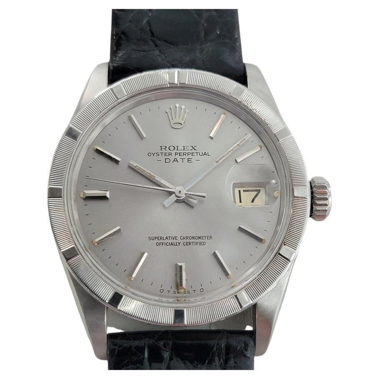 Rolex Oyster Perpetual Date 1501 automatique avec papier vintage RA320B ...