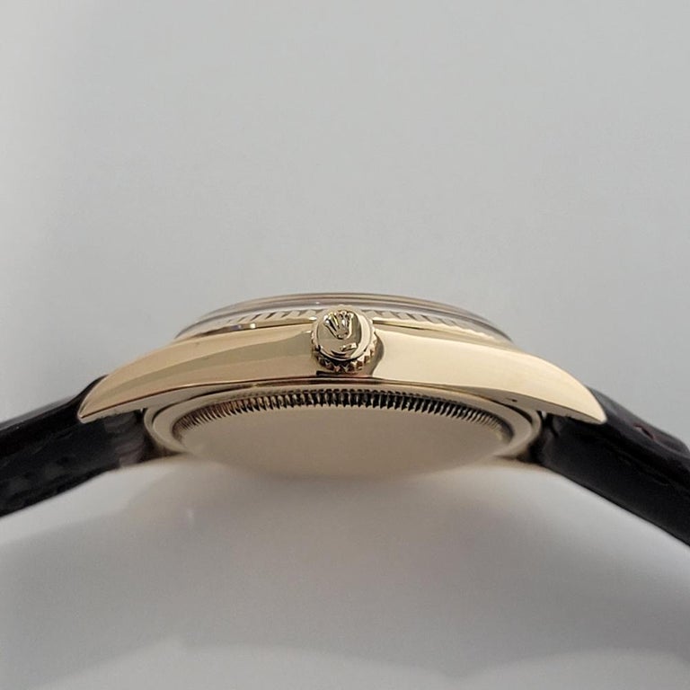 Mens Rolex Oyster Perpetual Ref 1013 18k Gold Automatic 1960s Vintage ...