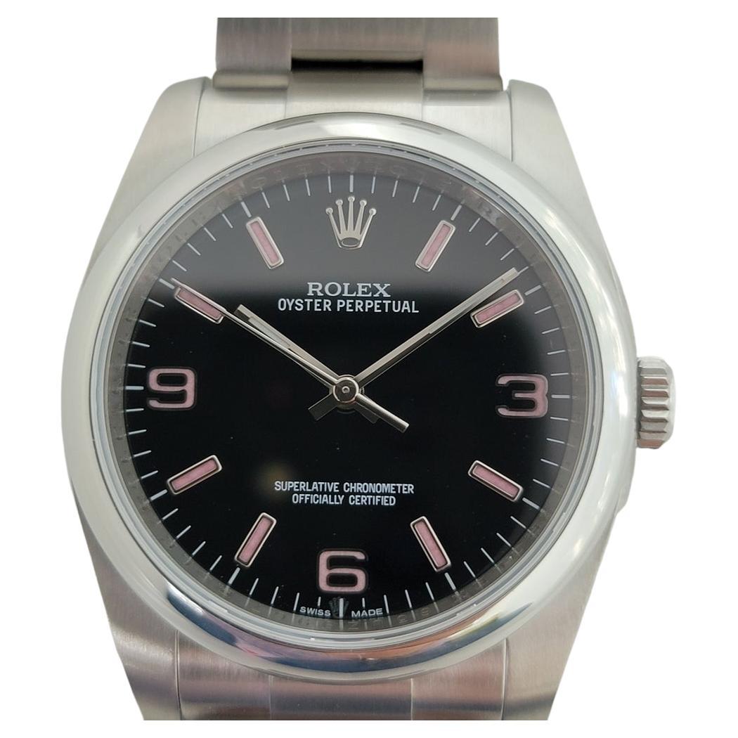 Mens Rolex Oyster Perpetual Ref 116000 2010s Automatic NWOT w Pouch ...