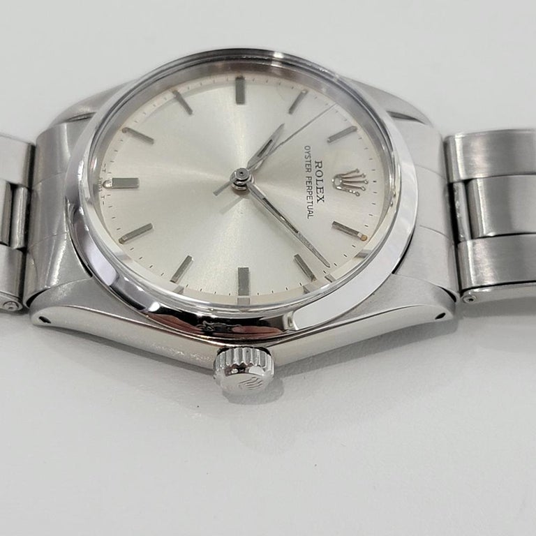 Mens Rolex Oyster Perpetual Ref 5552 34mm Automatic 1960s Swiss Vintage ...