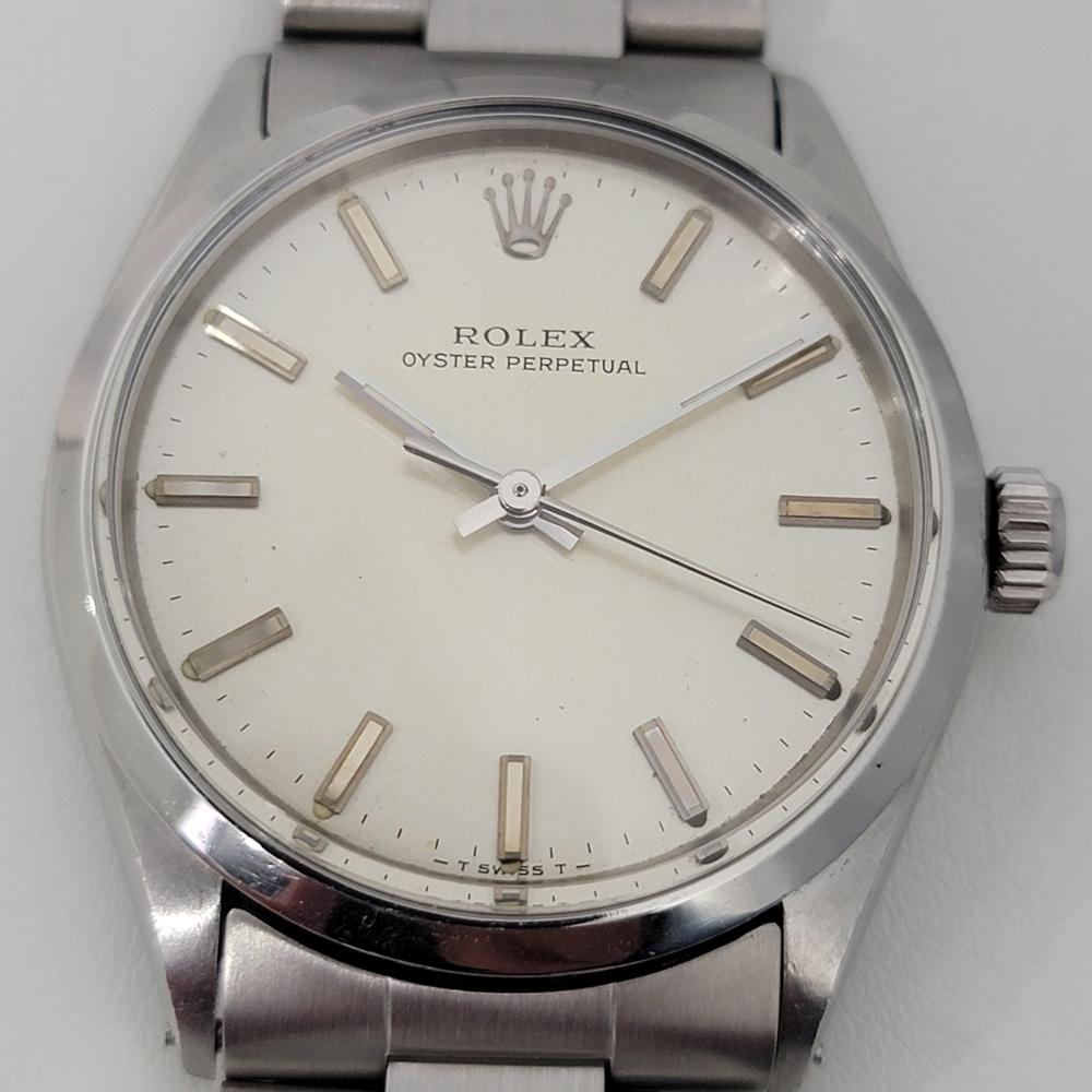 Mens Rolex Oyster Perpetual Ref 5552 Automatic 1970s Swiss Vintage ...