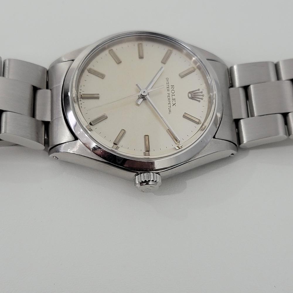 Mens Rolex Oyster Perpetual Ref 5552 Automatic 1970s Swiss Vintage ...