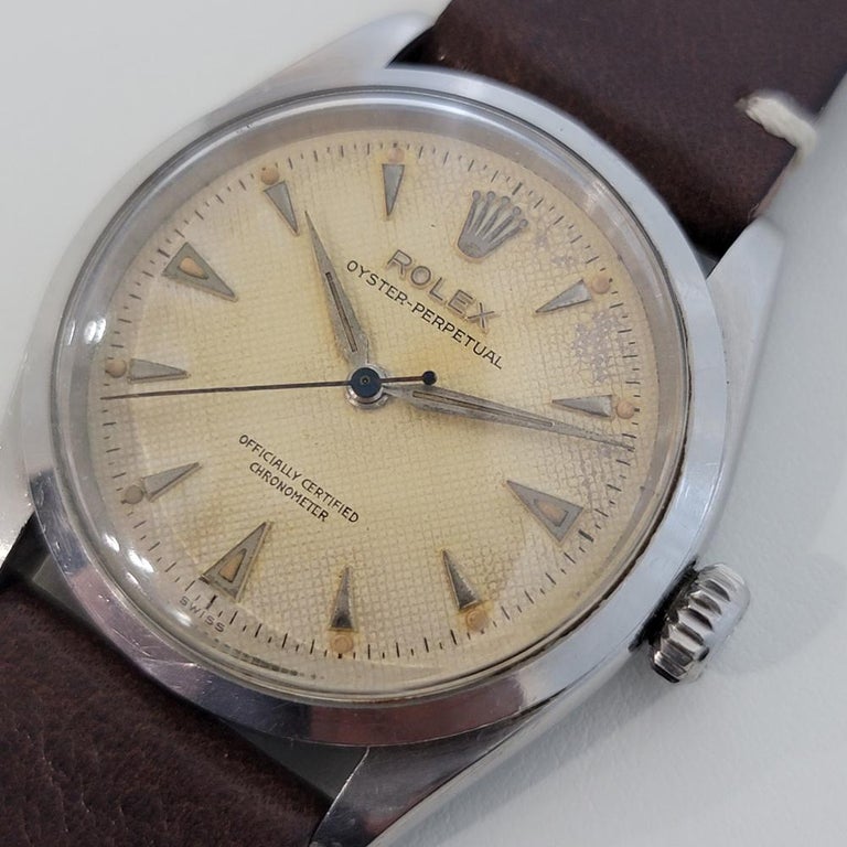 Mens Rolex Oyster Perpetual Ref 6284 Automatic 1950s Vintage RA231B For ...