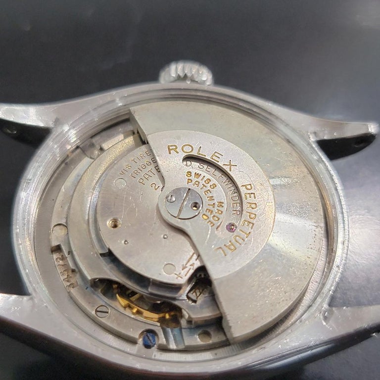 Mens Rolex Oyster Perpetual Ref 6284 Bubbleback Automatic 1950s Swiss ...