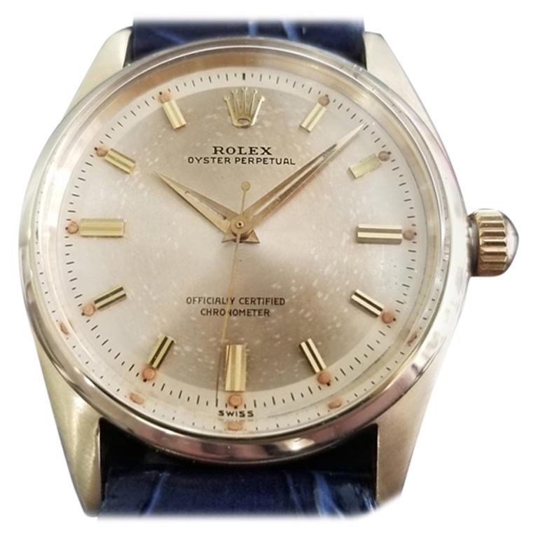 Rolex Precision Ref. 8952 14k YG, circa 1950s at 1stDibs