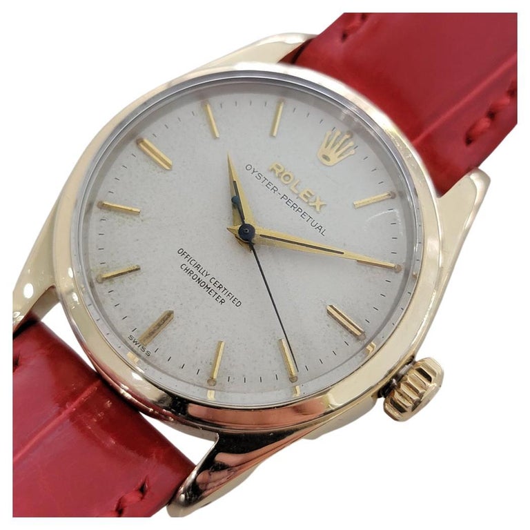 Mens Rolex Oyster Perpetual Ref.6634 Gold Capped Automatic, 1950s, RA237 For Sale at 1stDibs ...